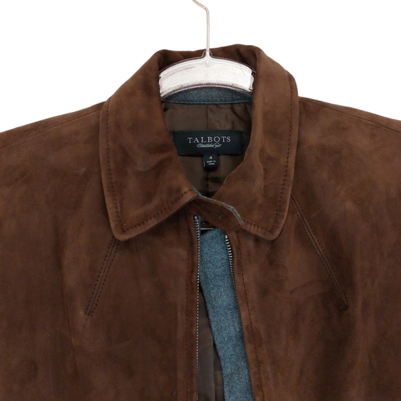 Talbots | Jackets & Coats | 0 Leather Suede Jacket By Talbots | Poshmark